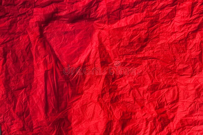 Rot Zerknittertes Papier, Kann Als Hintergrund Benutzt Werden Stockfoto ...