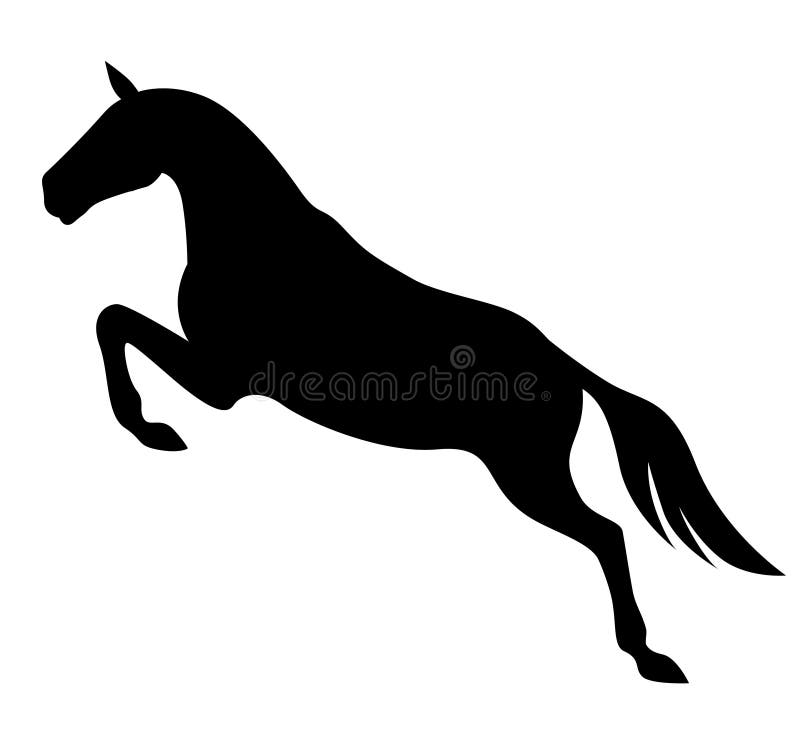 Springendes Pferd Stock Illustrationen, Vektoren, & Kliparts - 7,129 ...