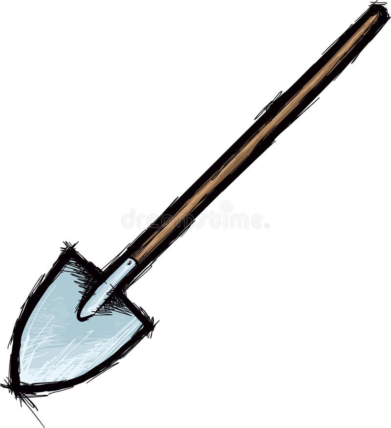 Schaufel vektor abbildung. Illustration von braun, spaten - 33714259