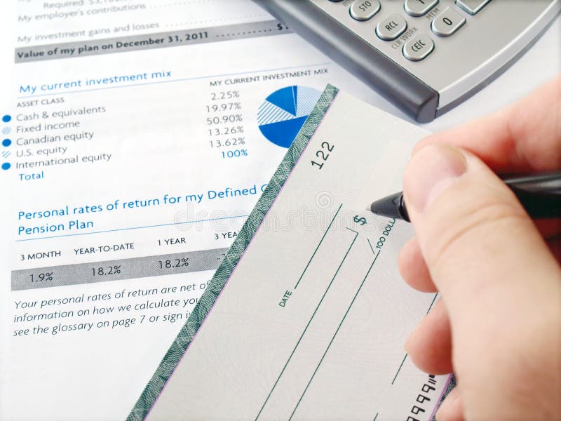 Scheck. stockbild. Bild von hand, leerzeichen, menge - 20674829