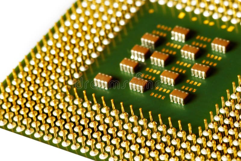 Scheda del microprocessore immagine stock. Immagine di commercio - 3172779