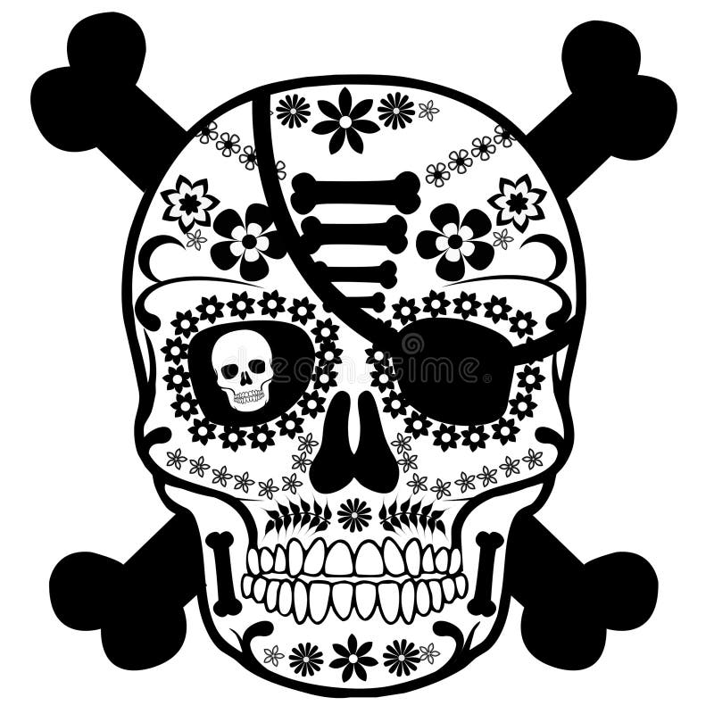 Schedel Voor Schedel Mexicaan Stock Afbeelding - Illustration of kerk ...