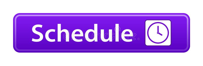 Schedule web button stock illustration. Illustration of list - 119415325
