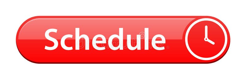 Schedule web button stock illustration. Illustration of list - 119415325