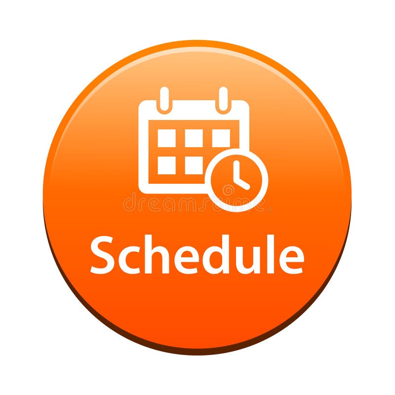 Schedule button stock vector. Illustration of appointment - 203151559