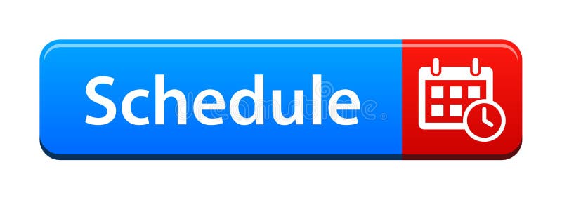 Schedule web button stock illustration. Illustration of list - 119415325