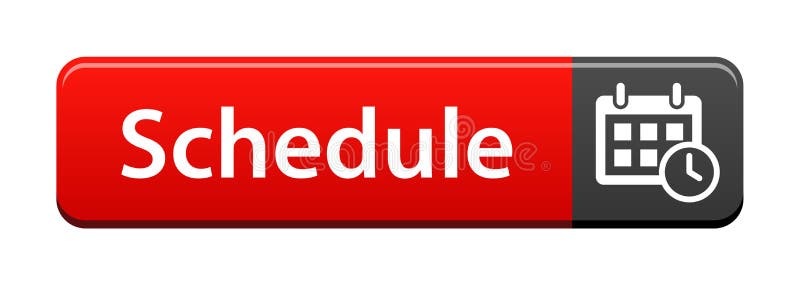 Schedule button stock vector. Illustration of element - 203151597