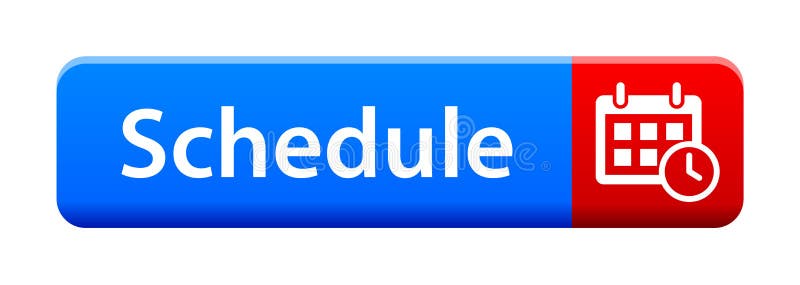 Schedule web button stock illustration. Illustration of list - 119415325