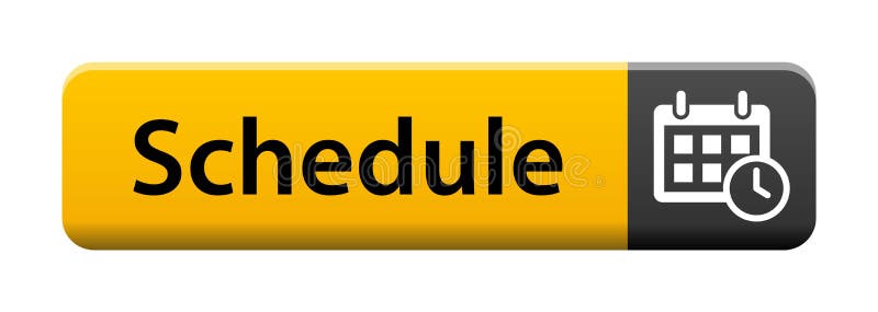 Schedule web button stock illustration. Illustration of list - 119414463