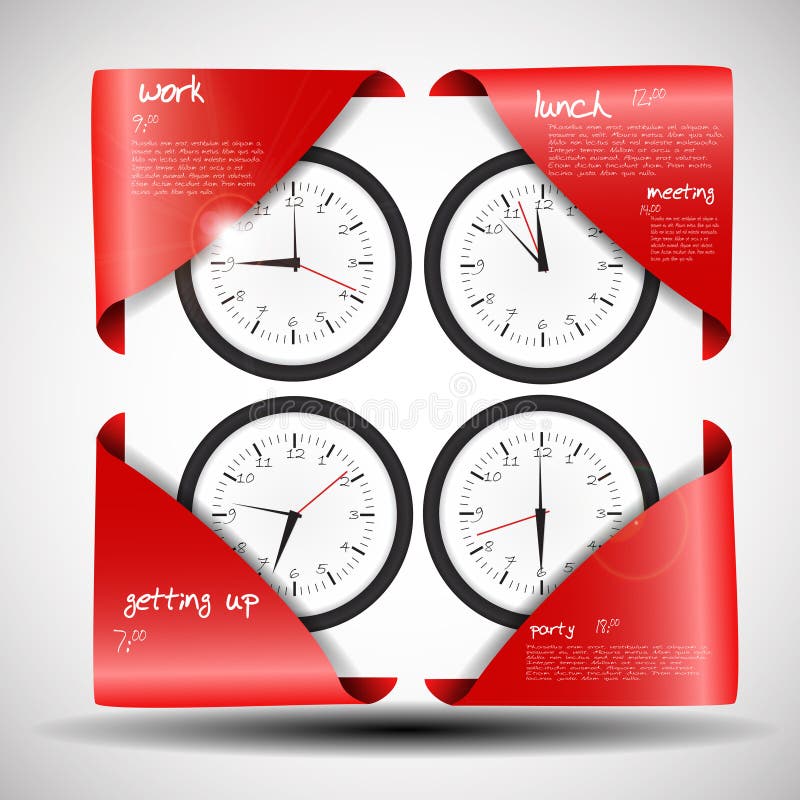 Daily schedule stock illustration. Illustration of paper - 37226666