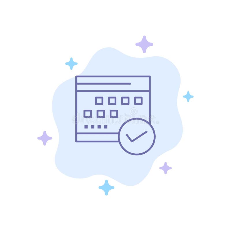 Schedule, Approved, Business, Calendar, Event, Plan, Planning Blue Icon ...