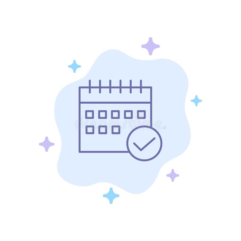 Schedule, Approved, Business, Calendar, Event, Plan, Planning Blue Icon ...