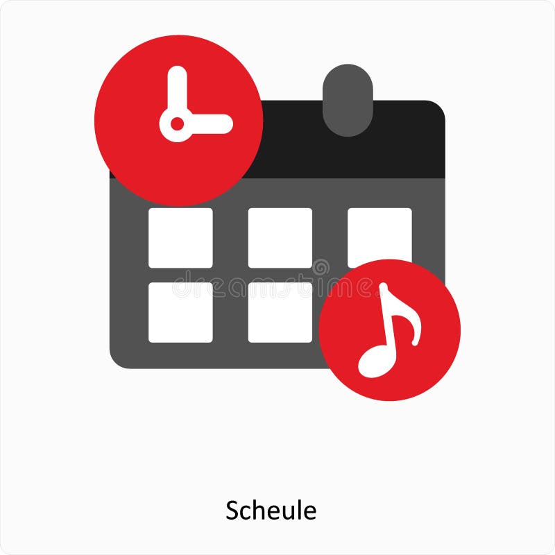 Schedule stock vector. Illustration of vector, organization - 266387987