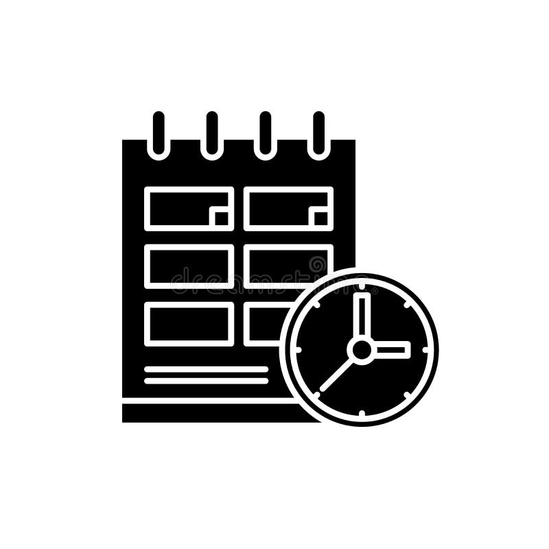 Planning Schedule Icon Stock Illustrations – 23,608 Planning Schedule ...