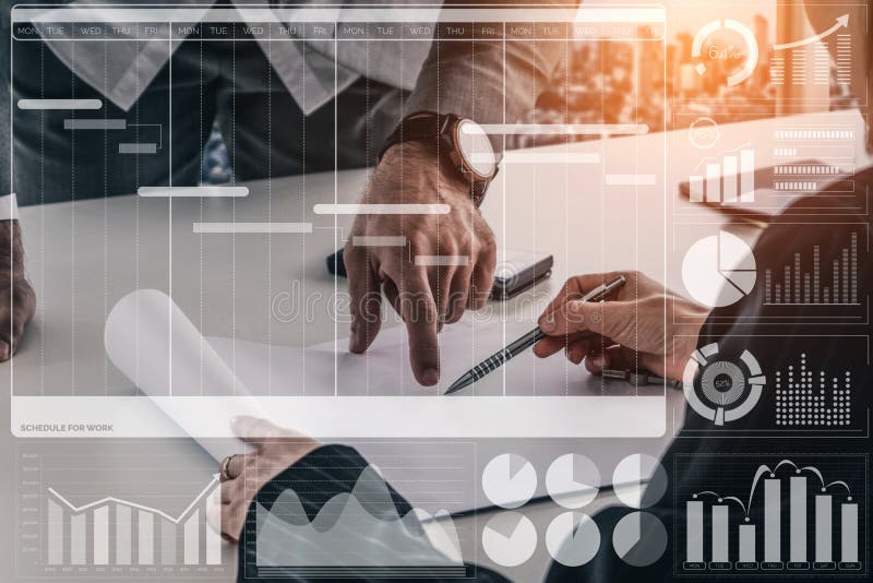 Schedule Business Planning and Project Management. Stock Photo - Image ...