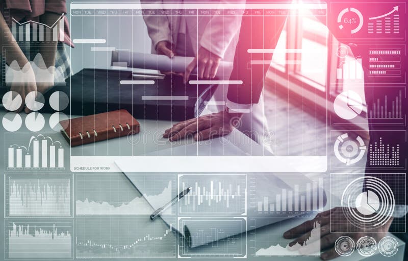 Schedule Business Planning and Project Management. Stock Photo - Image ...