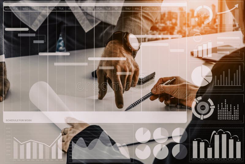 Schedule Business Planning and Project Management. Uds Stock Image ...