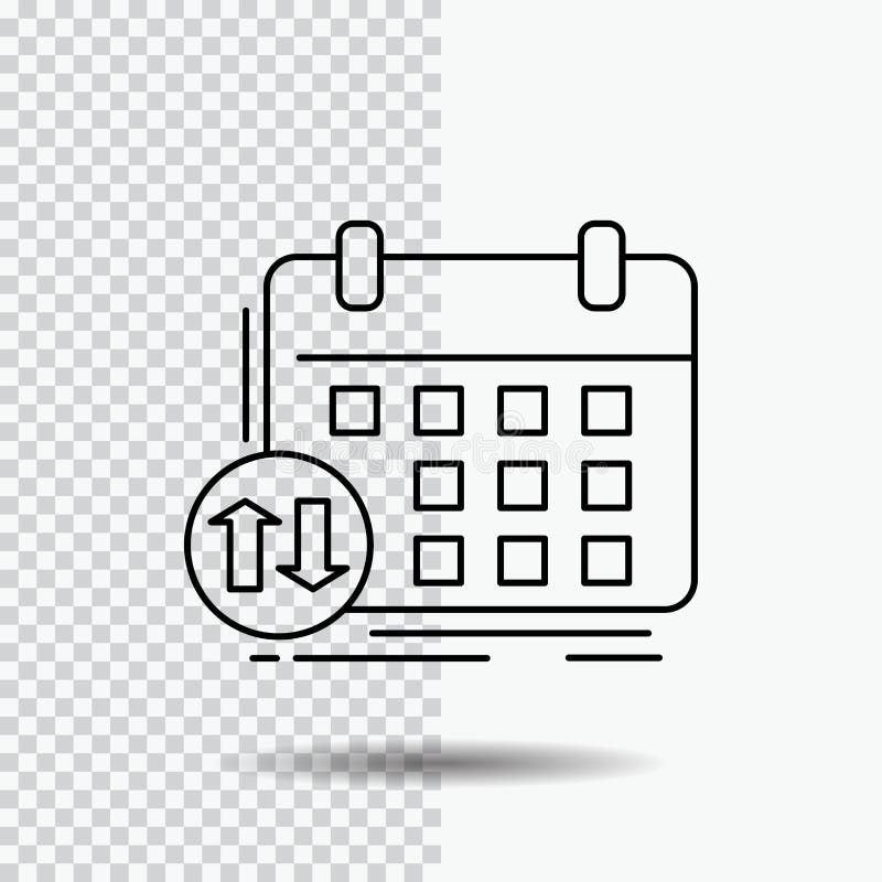 Schedule, Classes, Timetable, Appointment, Event Line Icon on ...