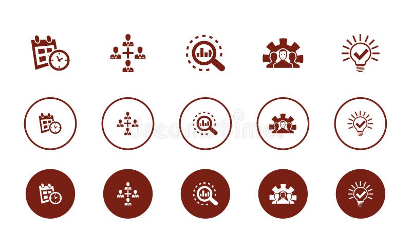 Schedule, Collaboration, Analysis Stock Vector - Illustration of flat ...