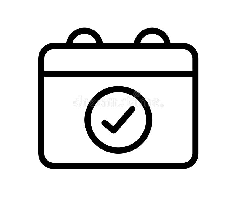 Completed Schedule Calendar Stock Illustrations – 138 Completed ...