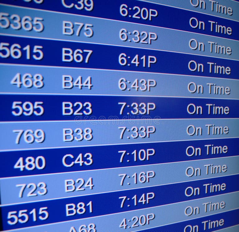 Schedule of flights stock image. Image of blue, data - 20844297