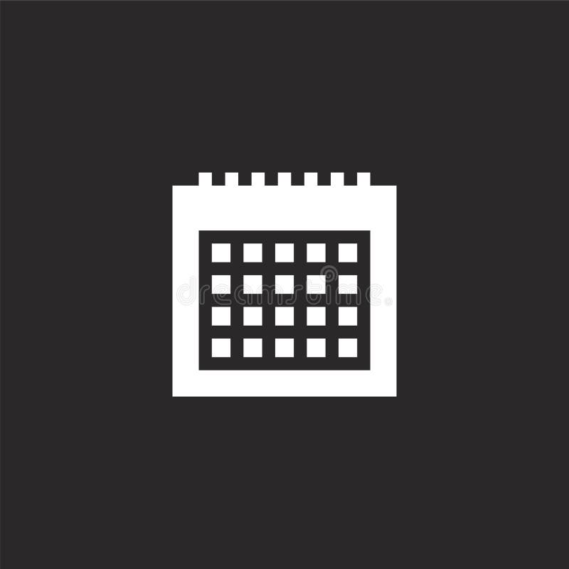 Schedule Icon. Filled Schedule Icon for Website Design and Mobile, App ...