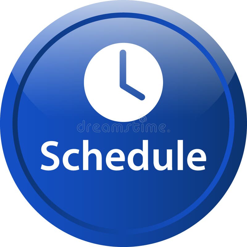 Schedule button stock vector. Illustration of appointment - 203151159
