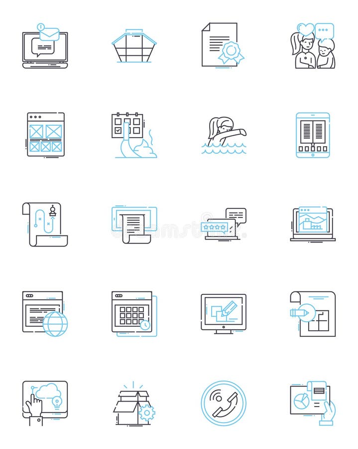 Schedule Linear Icons Set. Agenda, Timetable, Calendar, Routine ... Schedule Linear Icons Set. Agenda, Timetable, Calendar, Routine ...