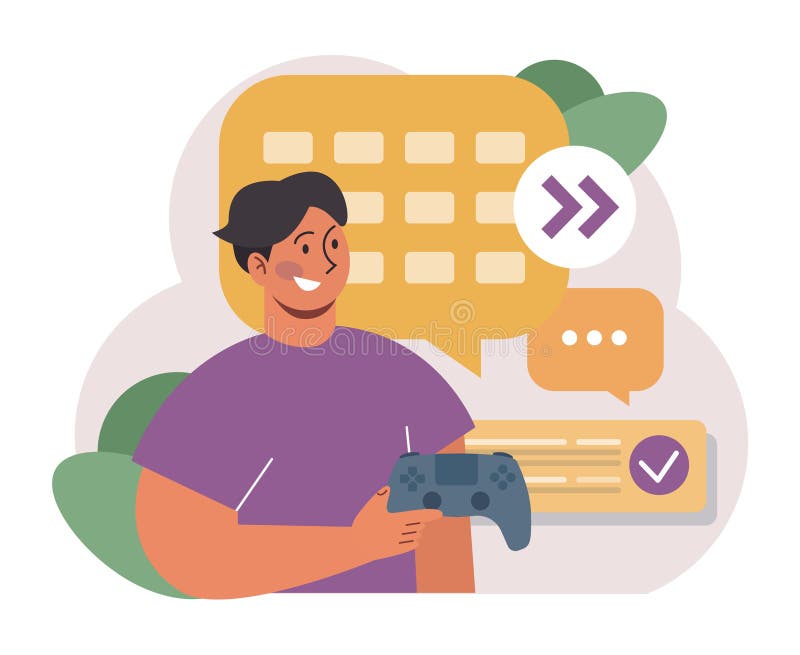 Schedule Management. Character Planning or Checking Task, Appointment ...