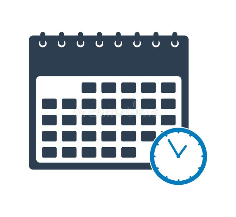 Schedule management icon. stock vector. Illustration of vector - 143638571