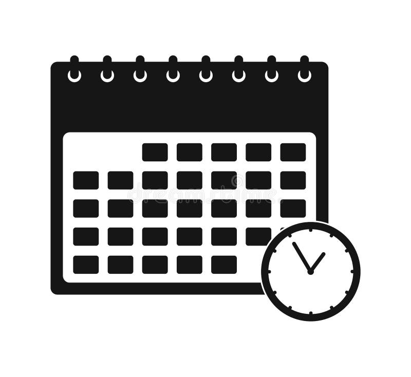 Schedule management icon. stock vector. Illustration of countdown ...