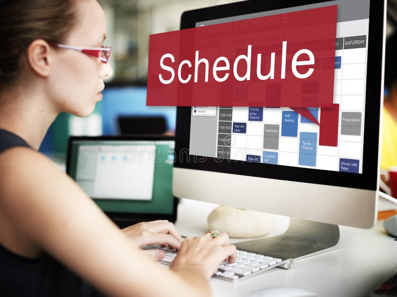 Schedule Organization Planning List To Do Concept Stock Photo - Image ...