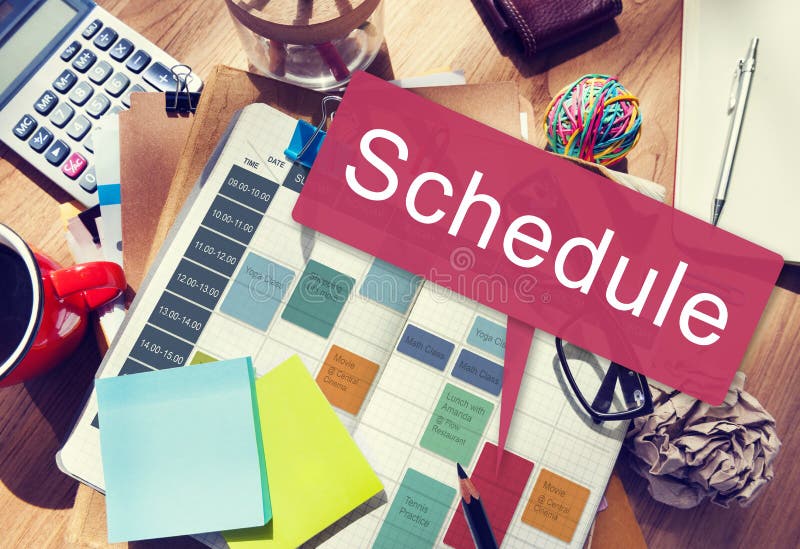 Schedule Organization Planning List To Do Concept Stock Image - Image ...
