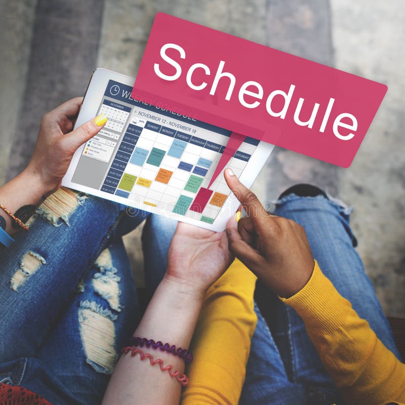 Schedule Organization Planning List To Do Concept Stock Image - Image ...