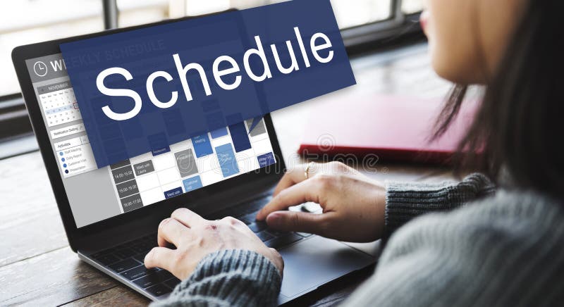 Schedule Organization Planning List To Do Concept Stock Image - Image ...