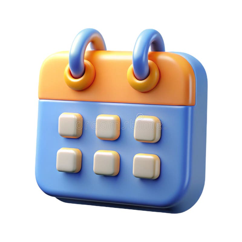 Schedule Planning 3D Icon Representing Time Management and Productivity ...
