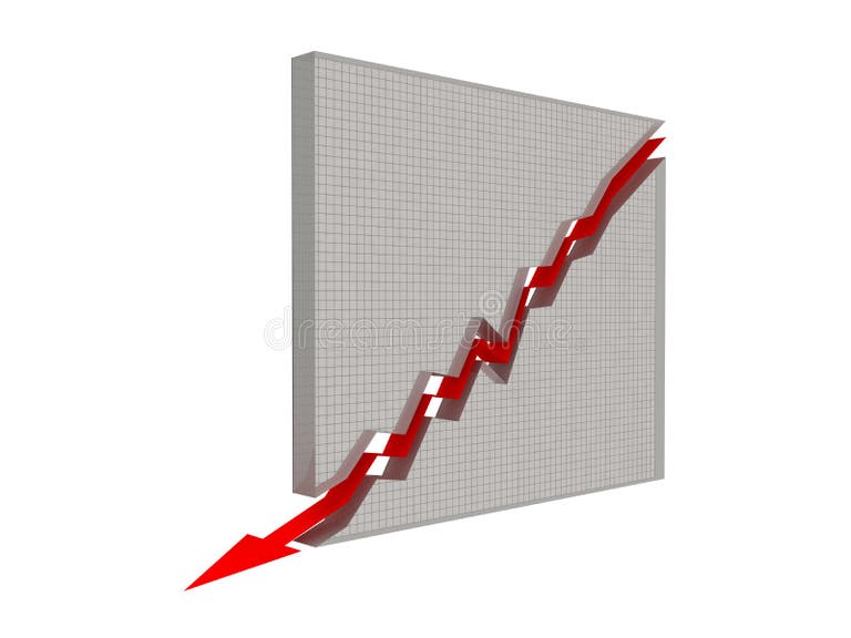 The Schedule Representing Decrease Stock Illustration - Illustration of ...