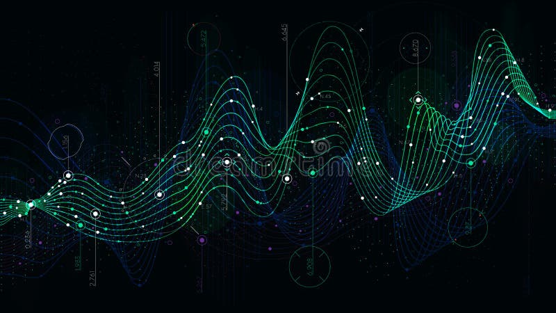 Statistics Big Data, Analytical Indicator Sci-fi Abstract Background ...