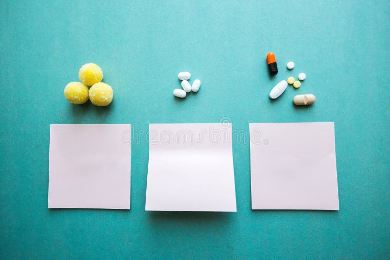Schedule of Taking Pills, Concept Stock Image - Image of note, health ...