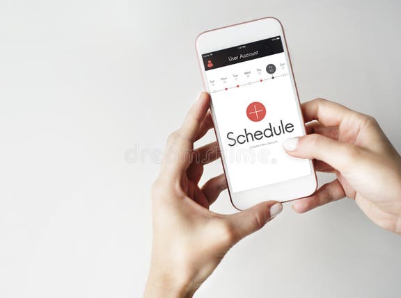 Schedule Time Management Planner Concept Stock Image - Image of ...