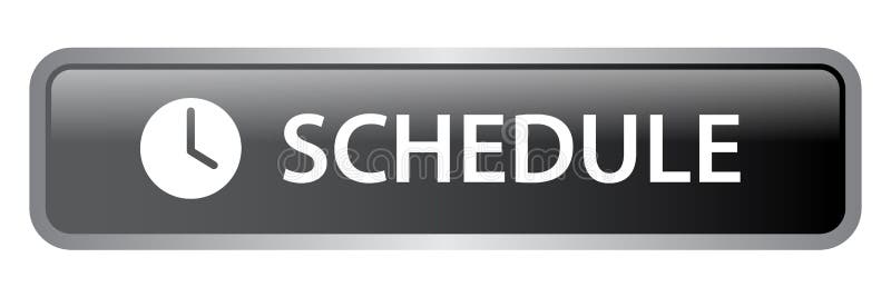 Schedule web button stock illustration. Illustration of list - 119415325