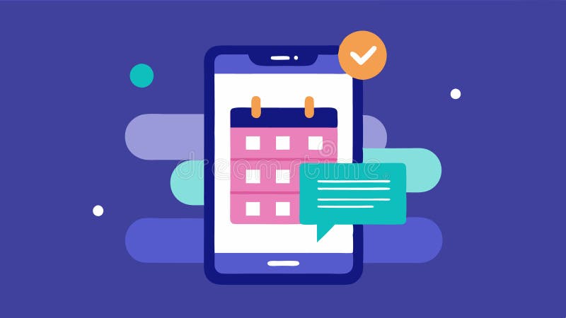 Scheduled Posts a Visual of a Scheduling Tool or App on a Phone Showing ...