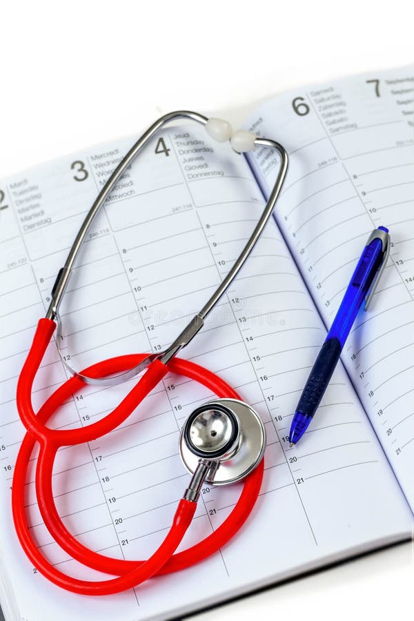 Scheduler for Medical Appointment Tools Stock Image - Image of ...