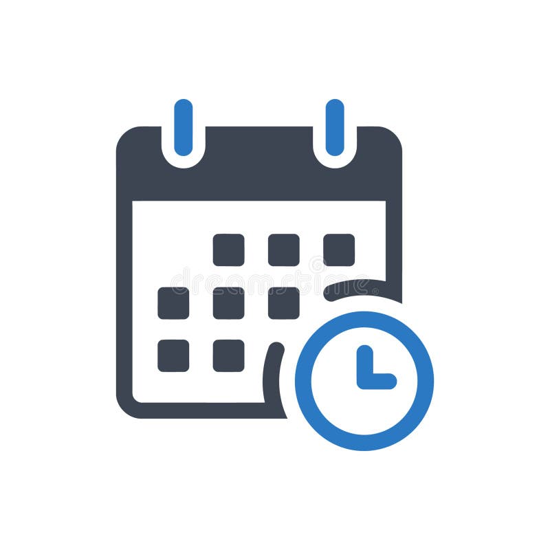 Scheduling Calendar Icon stock vector. Illustration of event - 361729799