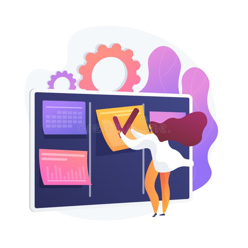 Scheduling, Planning Vector Concept Metaphor Stock Vector ...