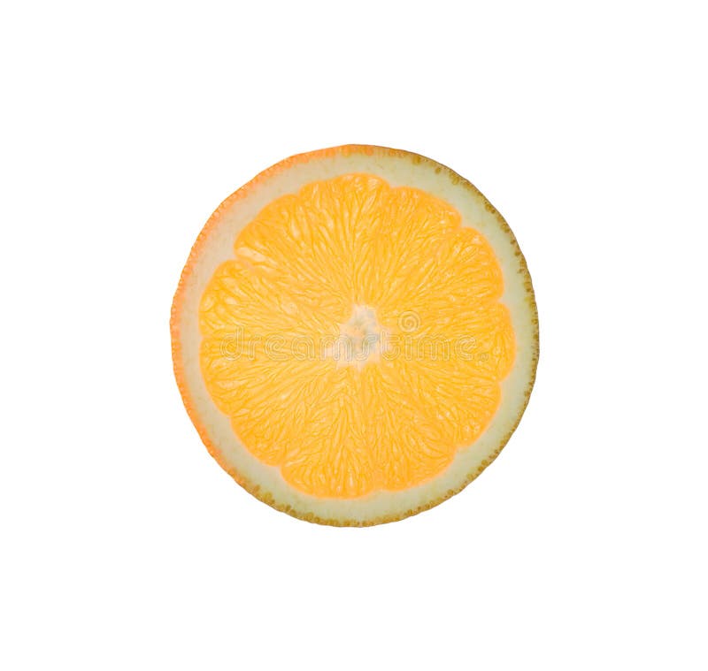 Scheibe der Orange stockfoto. Bild von schale, frische - 2302418