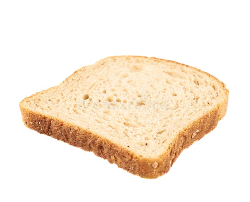 Eine Scheibe Toastbrot stockfoto. Bild von gebrannt, sonderkommando ...