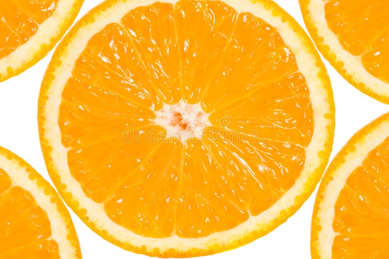 Scheiben der orange Frucht stockbild. Bild von nachrichten - 3711313