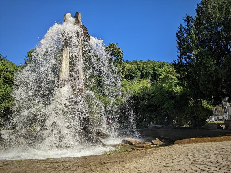 Scheithauer Fountain in Heidelberg, Germany Stock Image - Image of ...