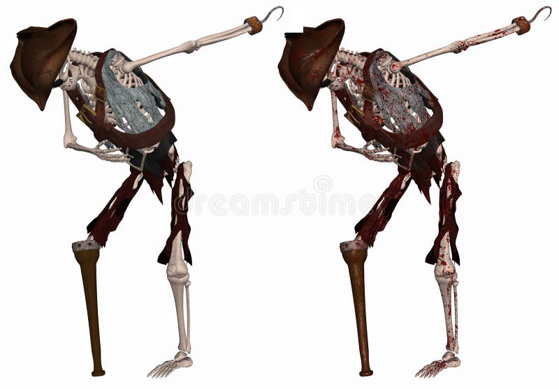 Scheletro del pirata illustrazione di stock. Illustrazione di arte ...